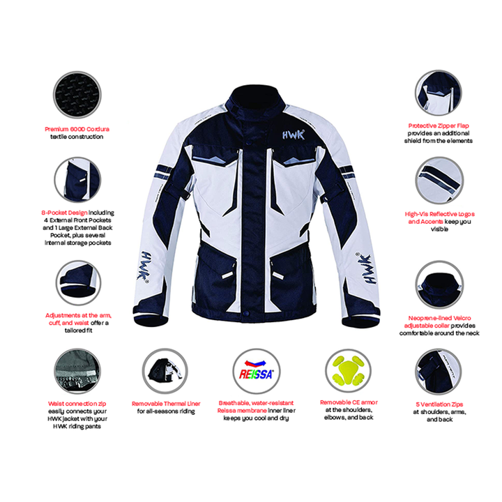 HWK Adventure Touring Jacket – HWK Moto